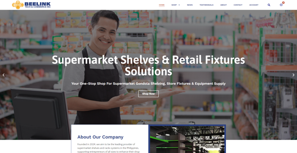 Shop for grocery shelves and racks at Beelink Tech & Commerce